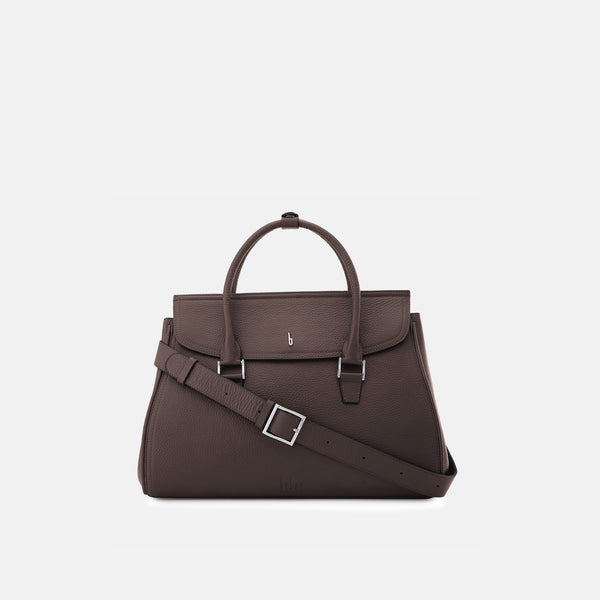 COCO SATCHEL LARGE PEBBLE CACAO